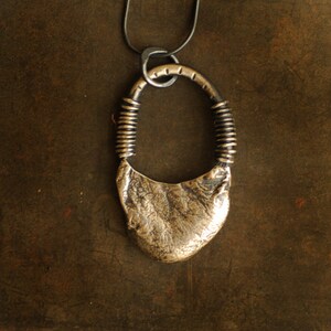 Silver Lock Necklace, Heavy Silver Jewelry, Gift for Husband, Gift for ...