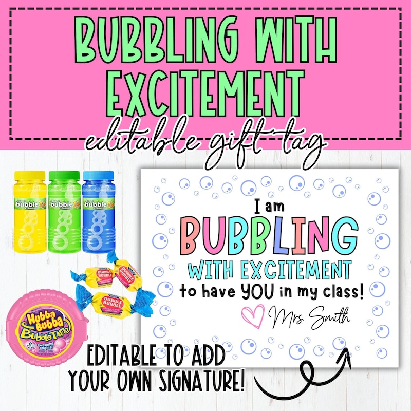 Bubbling Excitement - Etsy