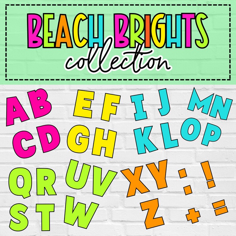 Tropical Bright Vibrant Classroom Decor Bundle Decor Pack Printables ...