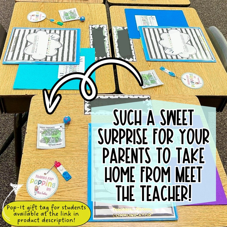 Meet the Teacher Gift Tags BUNDLE THREE Gift Tags Open House ...