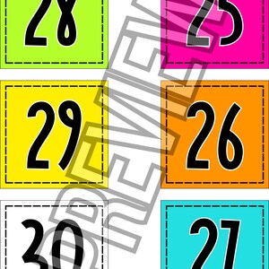 Class Calendar Tropical Bright Vibrant Classroom Decor Printables ...