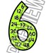 Skip Counting Numbers Tropical Bright Vibrant Classroom Decor ...