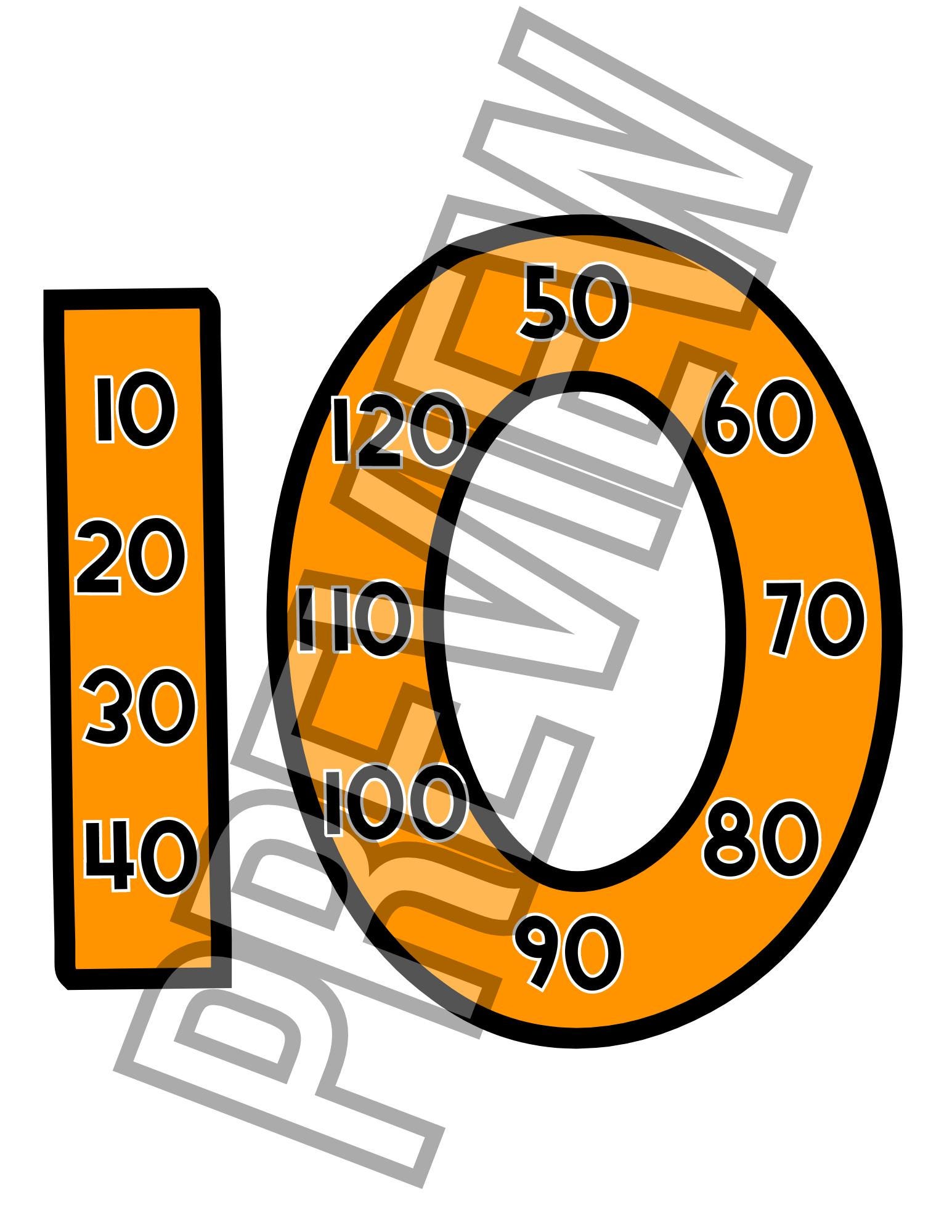 Skip Counting Numbers Tropical Bright Vibrant Classroom Decor ...