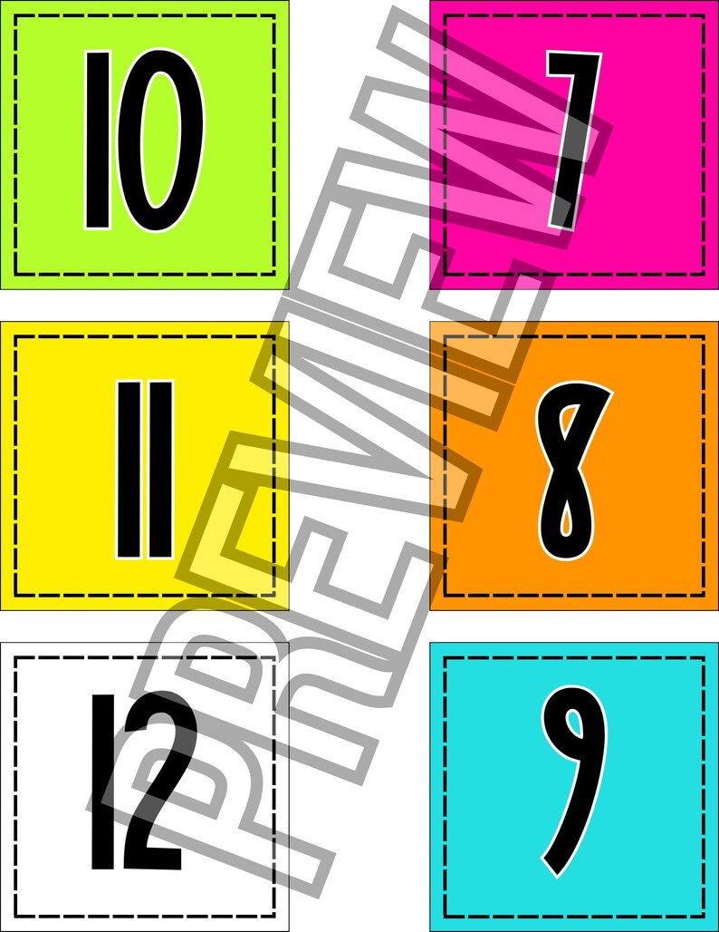 Class Calendar Tropical Bright Vibrant Classroom Decor Printables ...