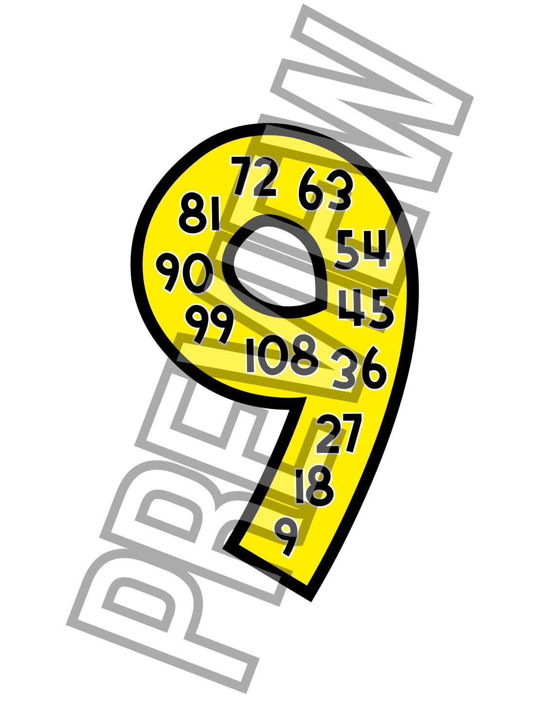 Skip Counting Numbers Tropical Bright Vibrant Classroom Decor ...