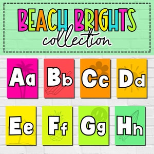 Tropical Bright Vibrant Classroom Decor Bundle Decor Pack Printables ...