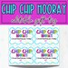 Chip Chip Hooray Gift Tag EDITABLE DIGITAL DOWNLOAD Meet the Teacher ...