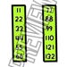 Skip Counting Numbers Tropical Bright Vibrant Classroom Decor ...