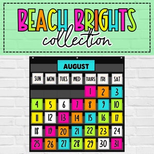 Tropical Bright Vibrant Classroom Decor Bundle Decor Pack Printables ...