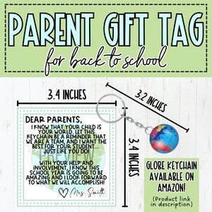 Meet the Teacher Gift Tags BUNDLE | THREE Gift Tags | Open House ...