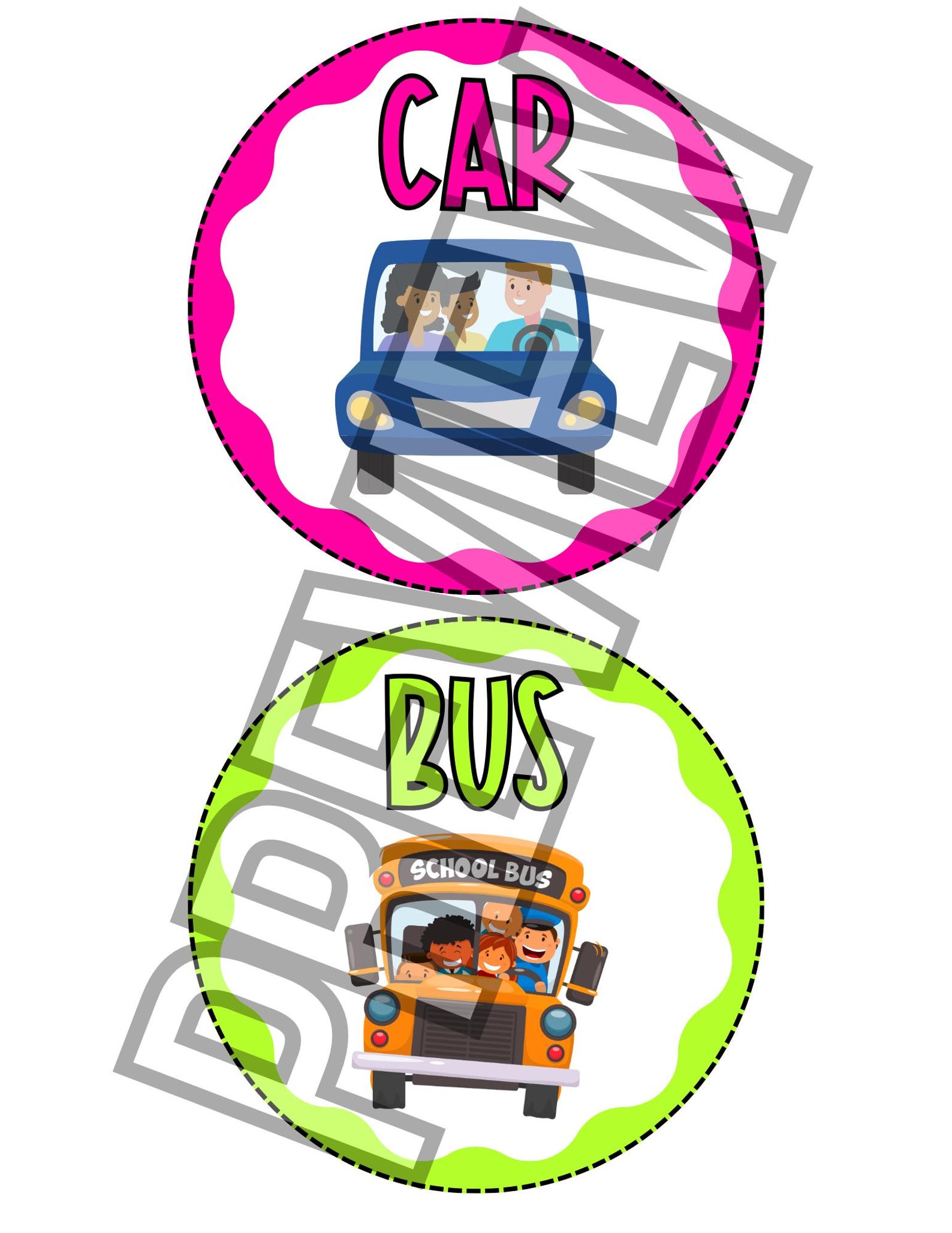 How We Get Home Chart Tropical Bright Vibrant Classroom Decor ...