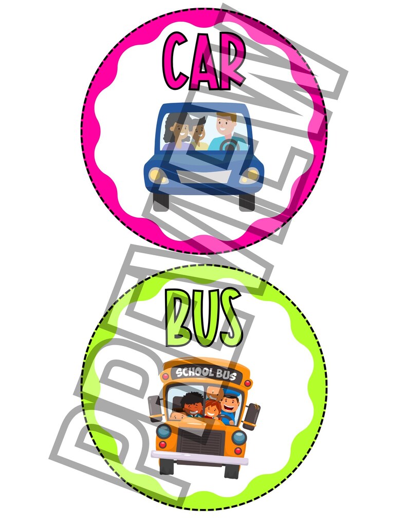 How We Get Home Chart Tropical Bright Vibrant Classroom Decor ...