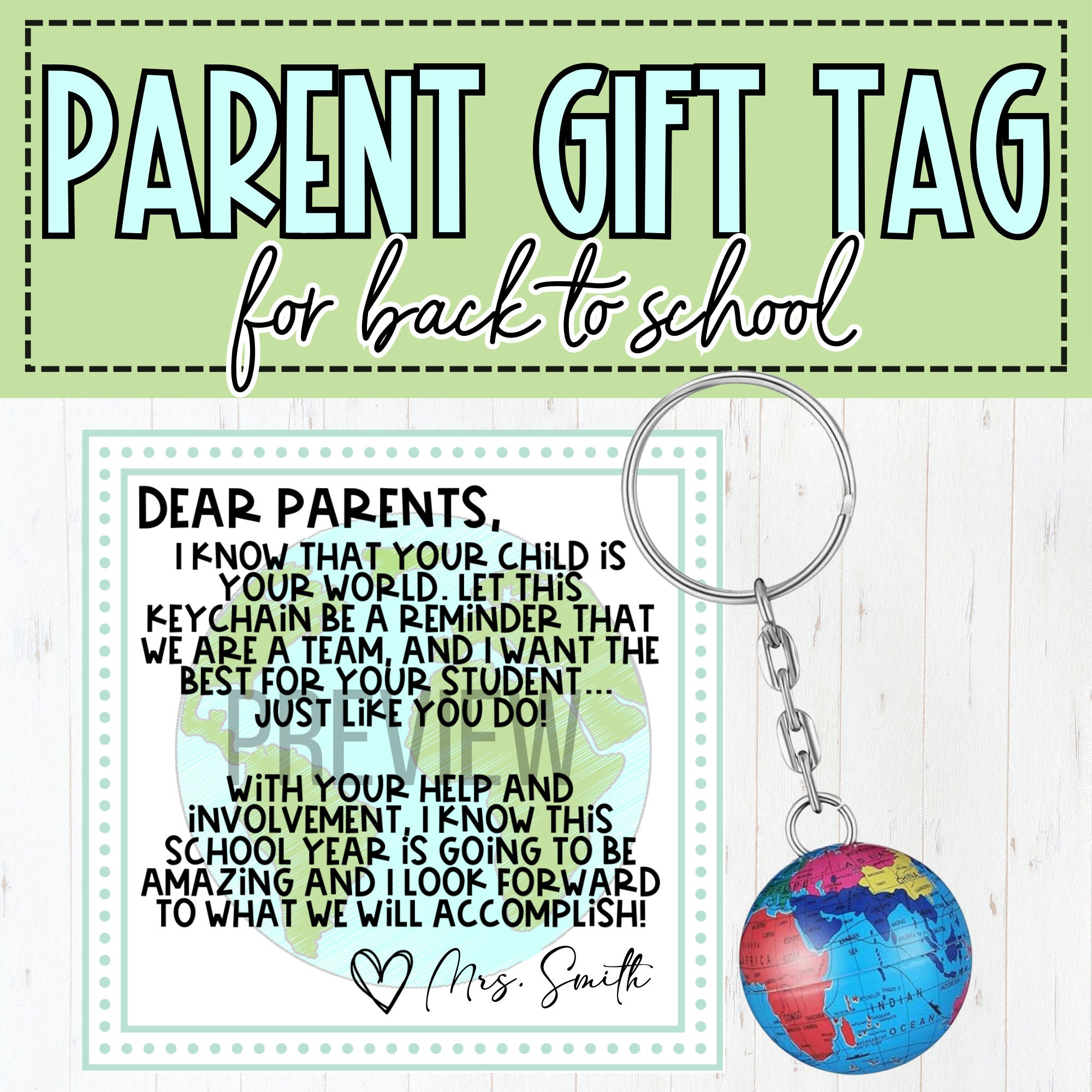 Meet the Teacher Gift Tags BUNDLE THREE Gift Tags Open House ...