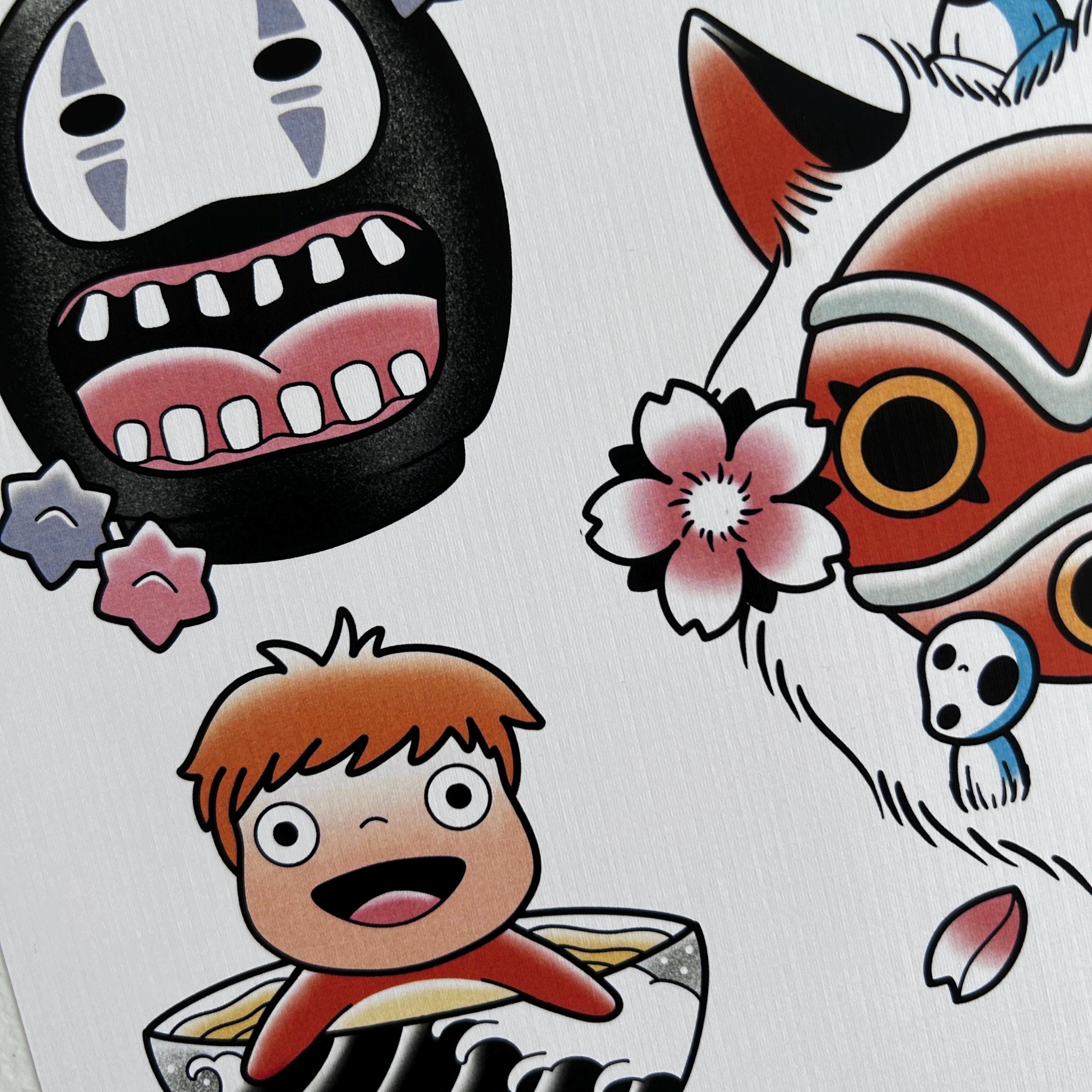 Studio Ghibli Print - Etsy