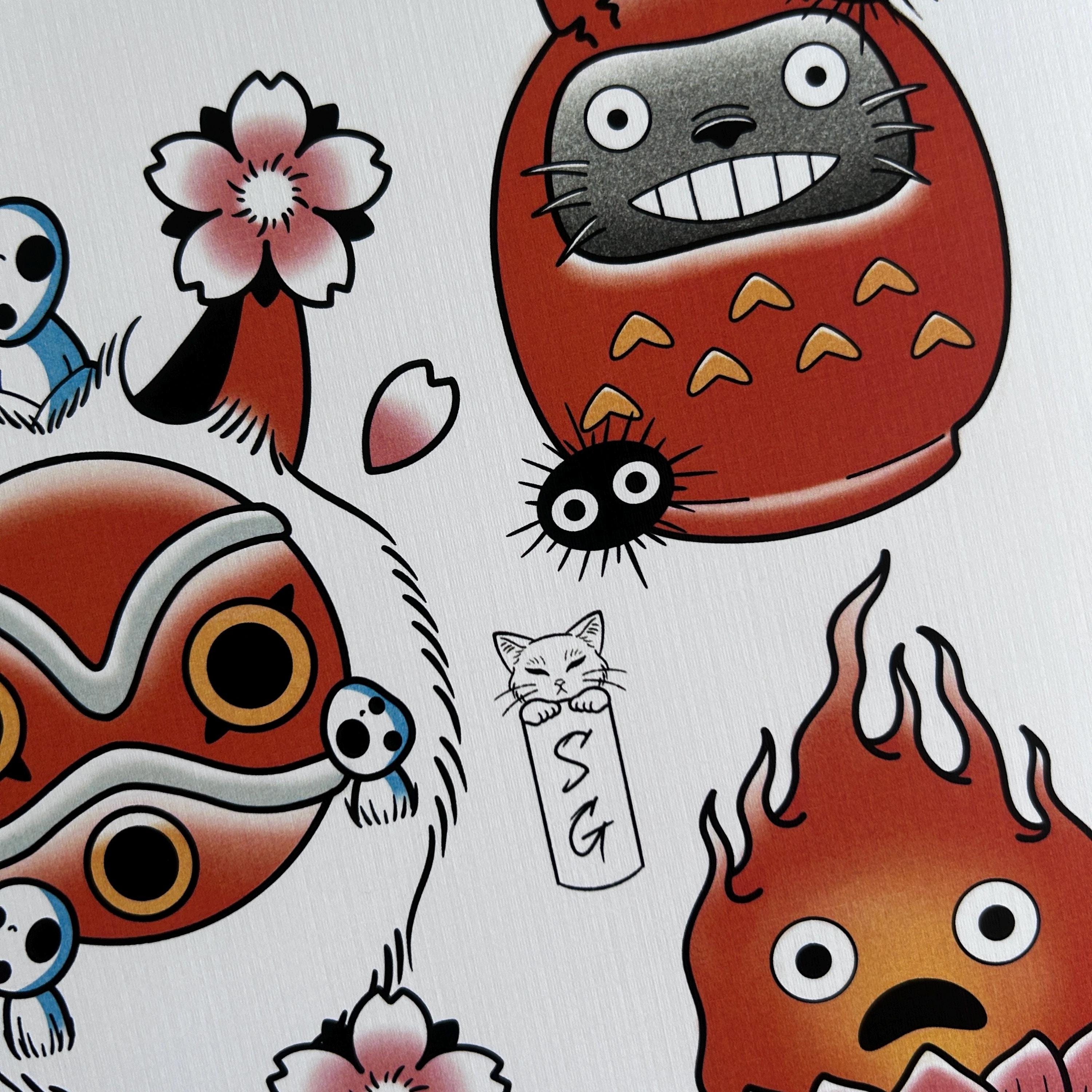 Studio Ghibli Print - Etsy