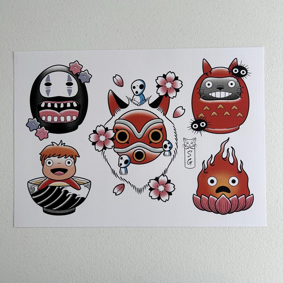 Studio Ghibli Print - Etsy