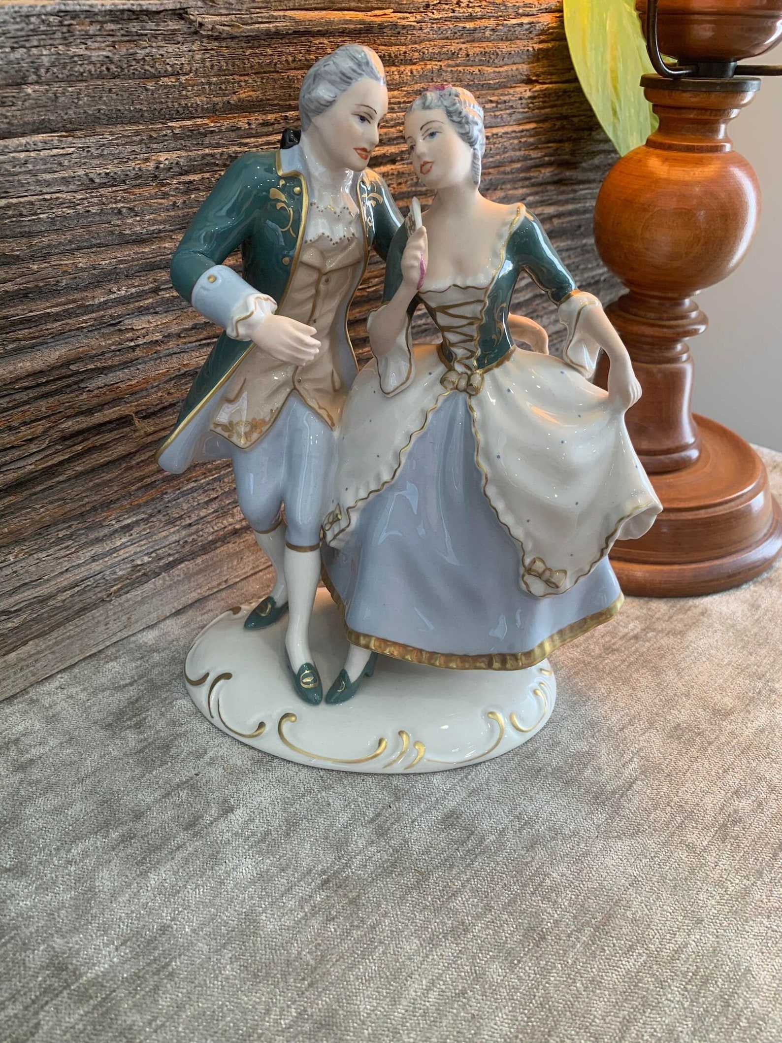 Antique Royal Dux Bohemia Figurine Lady and Gentleman Dancing 3802 Czechoslovakia. Victorian Era ...