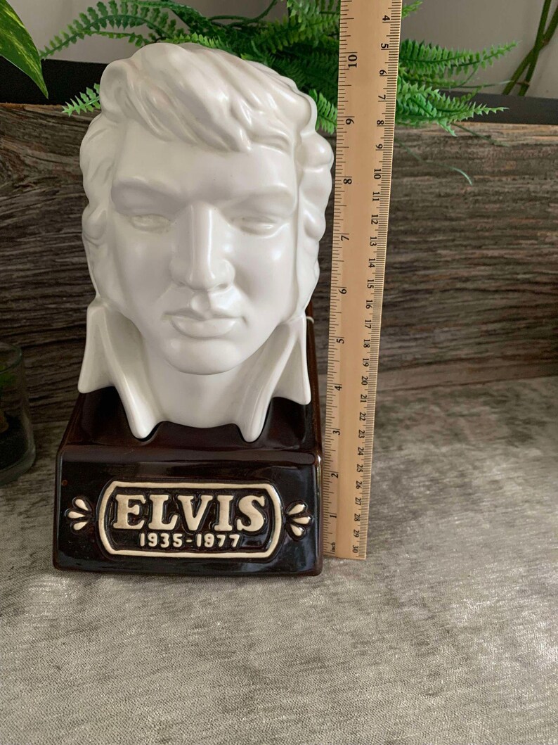 Elvis 1977 Mccormick Bourbon Whiskey Decanter Elivis Presley Bust Ltd ...
