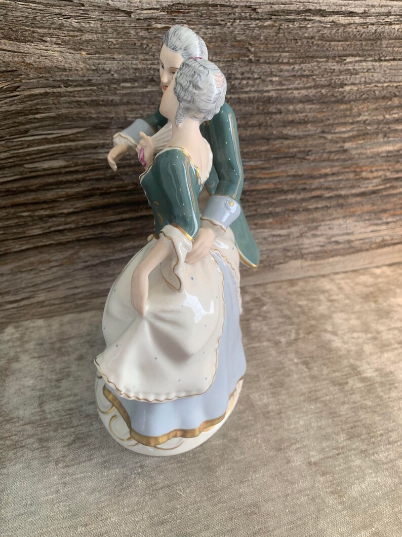 Antique Royal Dux Bohemia Figurine Lady and Gentleman Dancing #3802 Czechoslovakia. Victorian ...