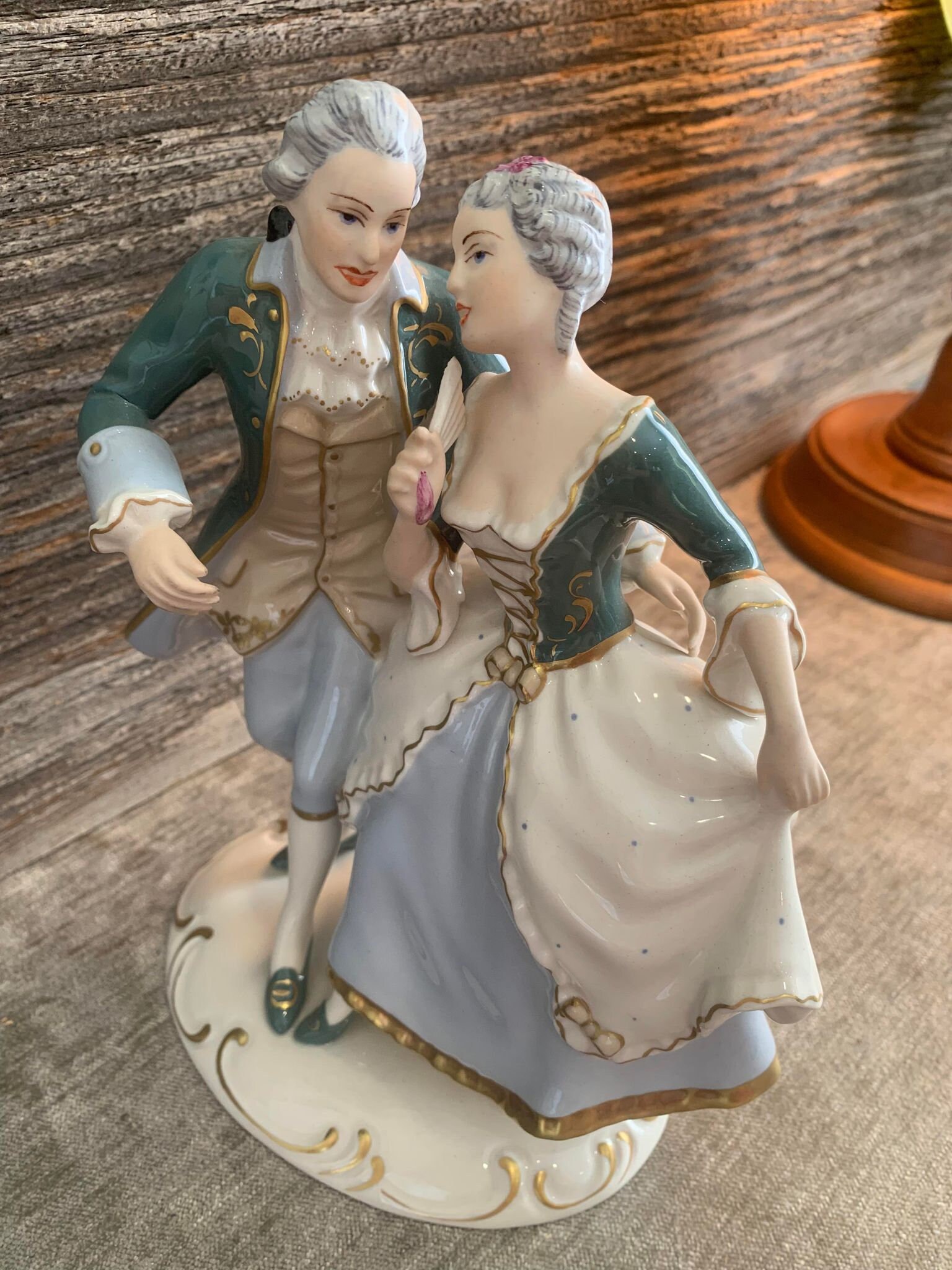 Antique Royal Dux Bohemia Figurine Lady and Gentleman Dancing 3802 Czechoslovakia. Victorian Era ...