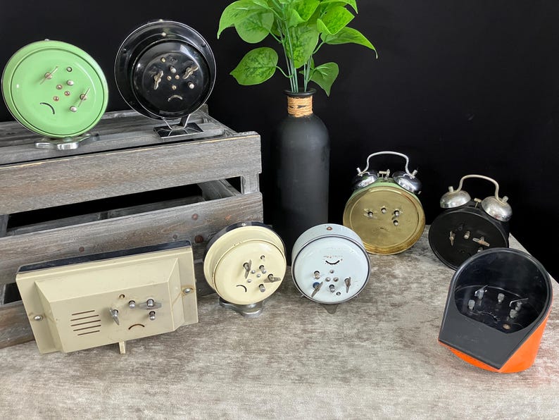 Vintage Animated Alarm Clock: 1960s Wind-up - Tested. From DC MCM ...