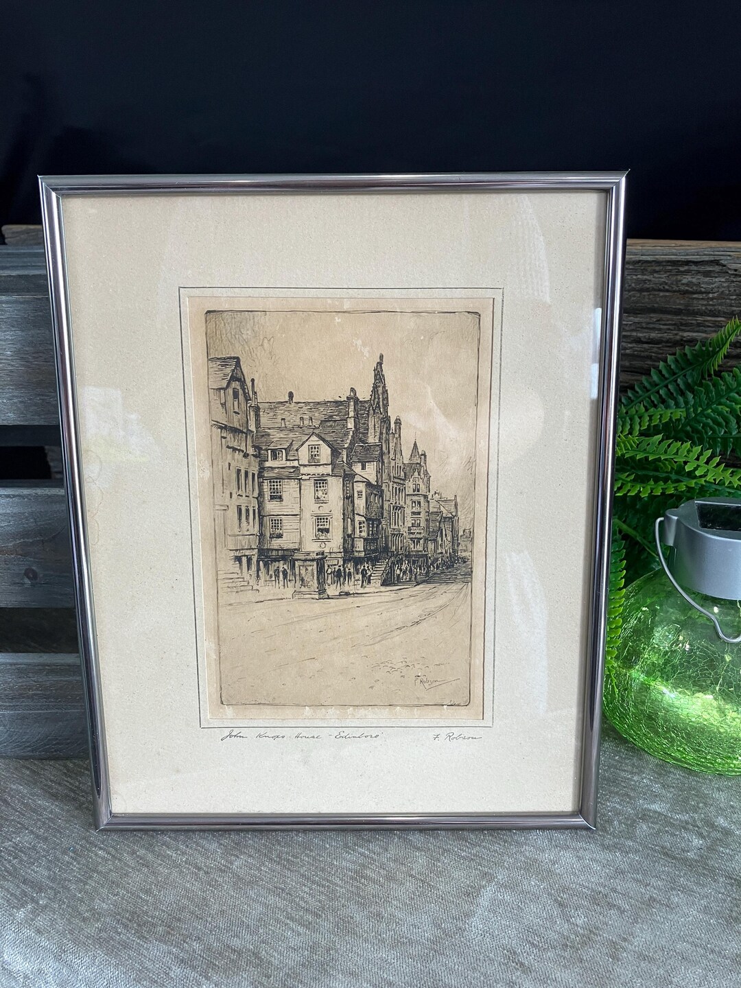 Featherstone Robson (1880-1936) Sketch of John Knox’s House Edinburgh ...