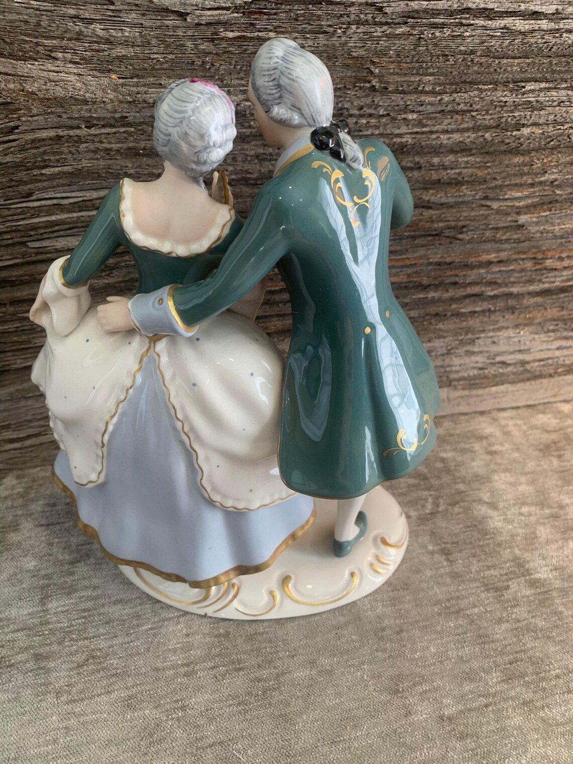 Antique Royal Dux Bohemia Figurine Lady and Gentleman Dancing #3802 Czechoslovakia. Victorian ...