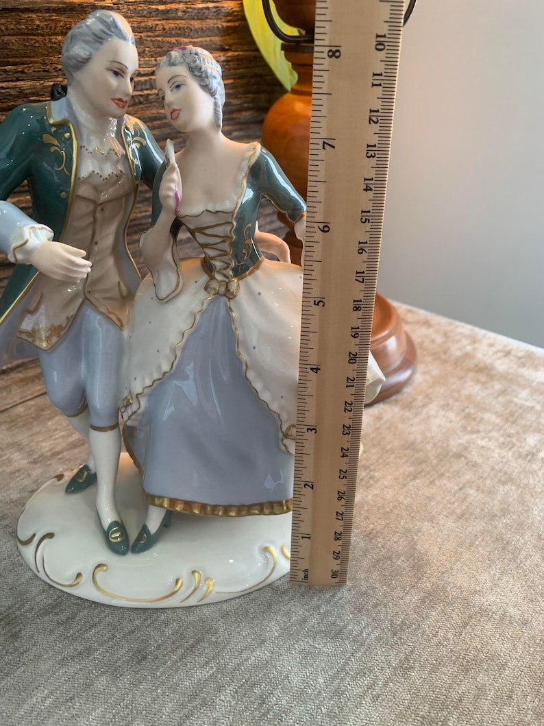 Antique Royal Dux Bohemia Figurine Lady and Gentleman Dancing #3802 Czechoslovakia. Victorian ...