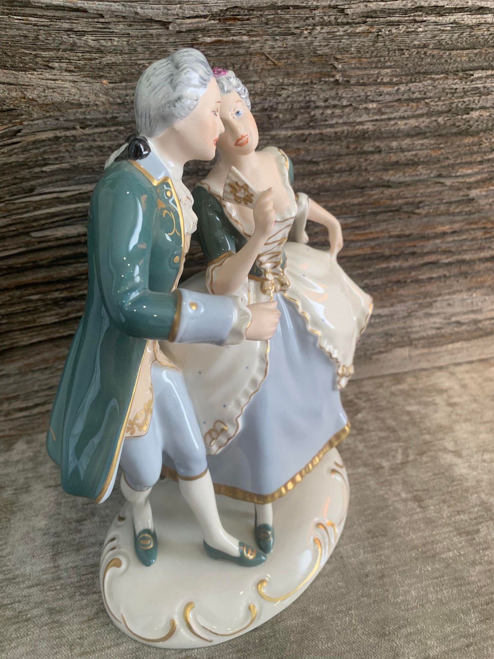 Antique Royal Dux Bohemia Figurine Lady and Gentleman Dancing #3802 Czechoslovakia. Victorian ...