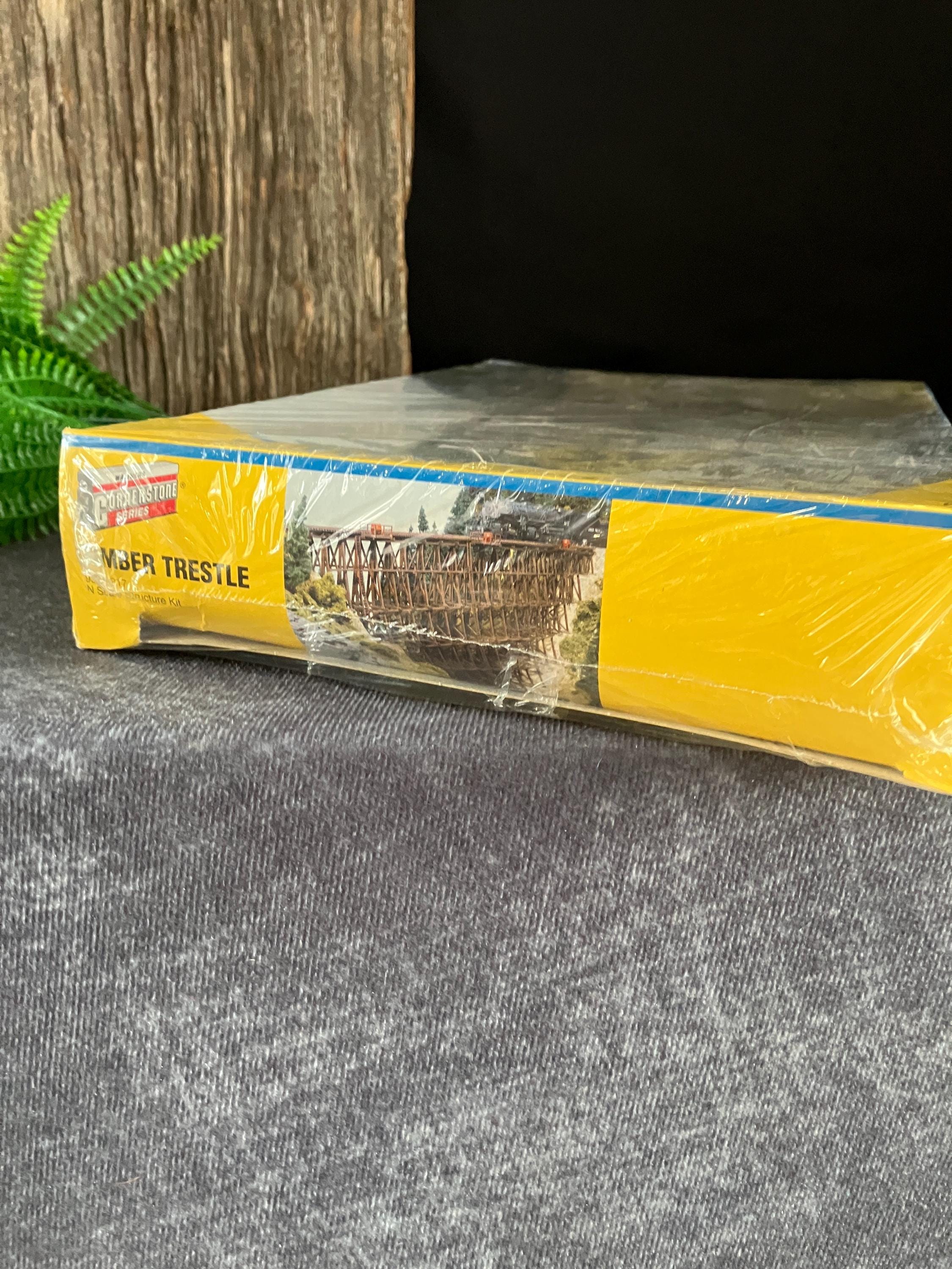 Timber Trestle N Scale Walthers Cornerstone Bridge Model Straight or ...