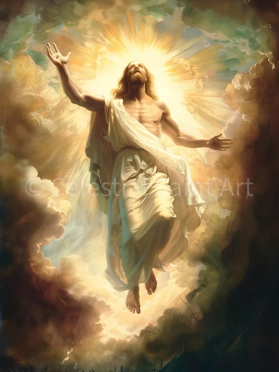 The Resurrection of Jesus - Digital Print | High Resolution | Instant ...