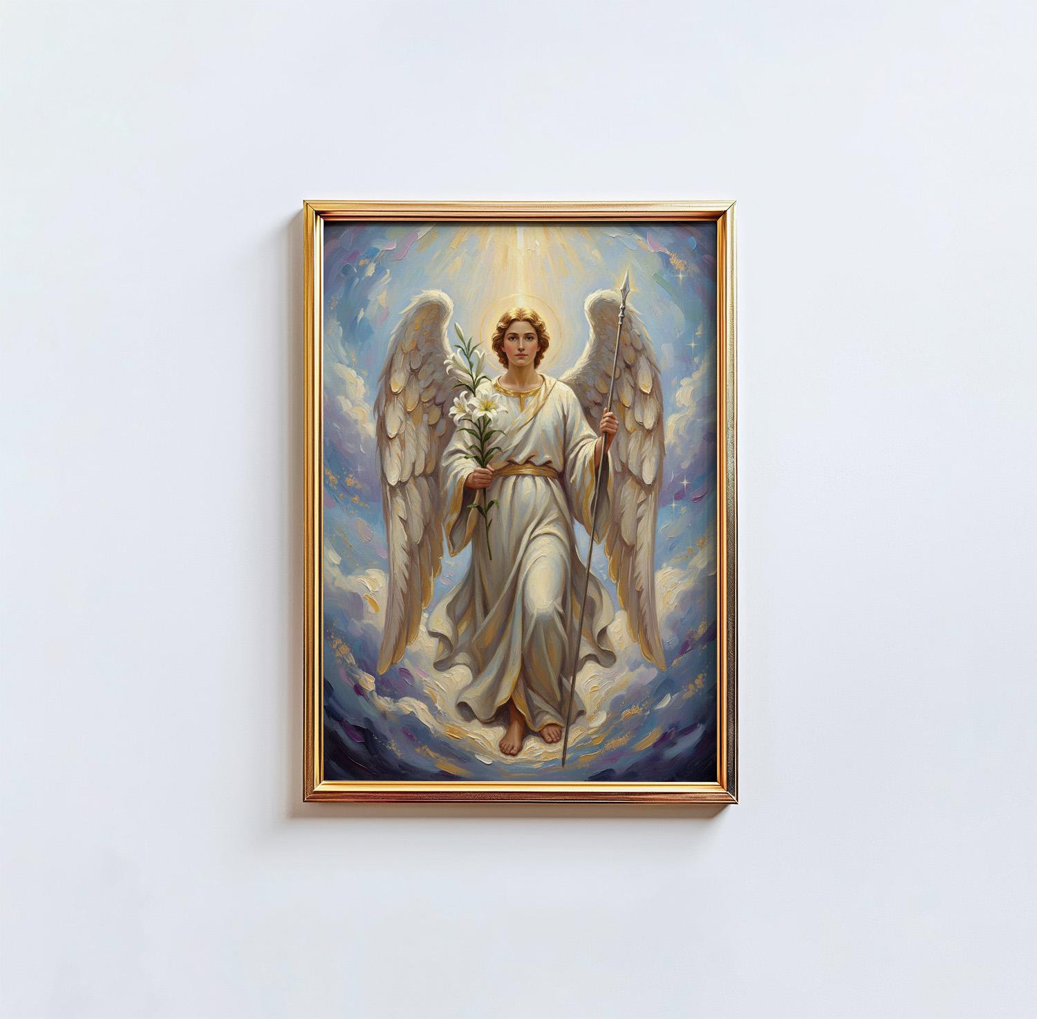 St. Gabriel the Archangel - Digital Print | High Resolution | Instant ...