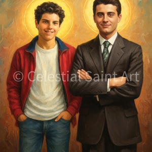 Saint Carlo Acutis & Pier Giorgio Frassati - Digital Print | High ...
