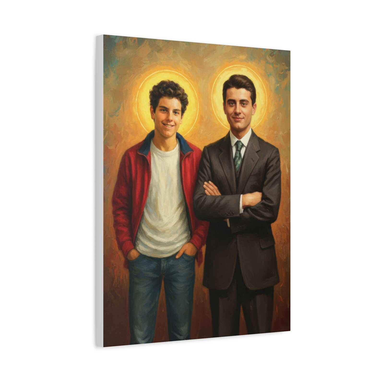Saint Carlo Acutis & Pier Giorgio Frassati - Canvas Gallery Wraps - Etsy UK