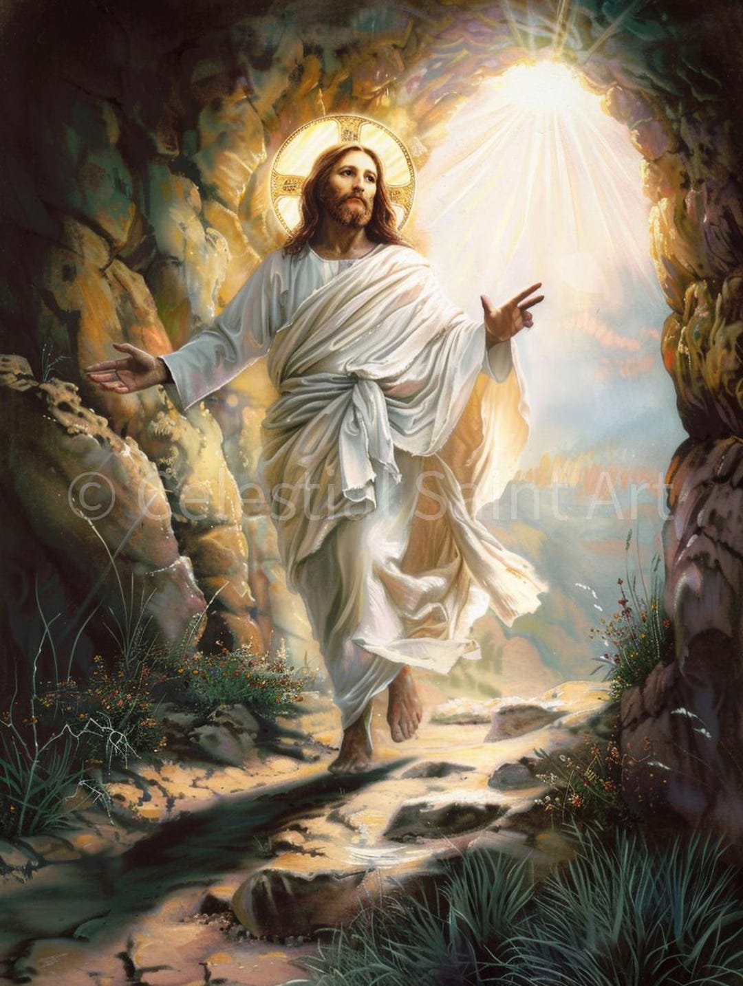 The Resurrection of Jesus - Digital Print | High Resolution | Instant ...