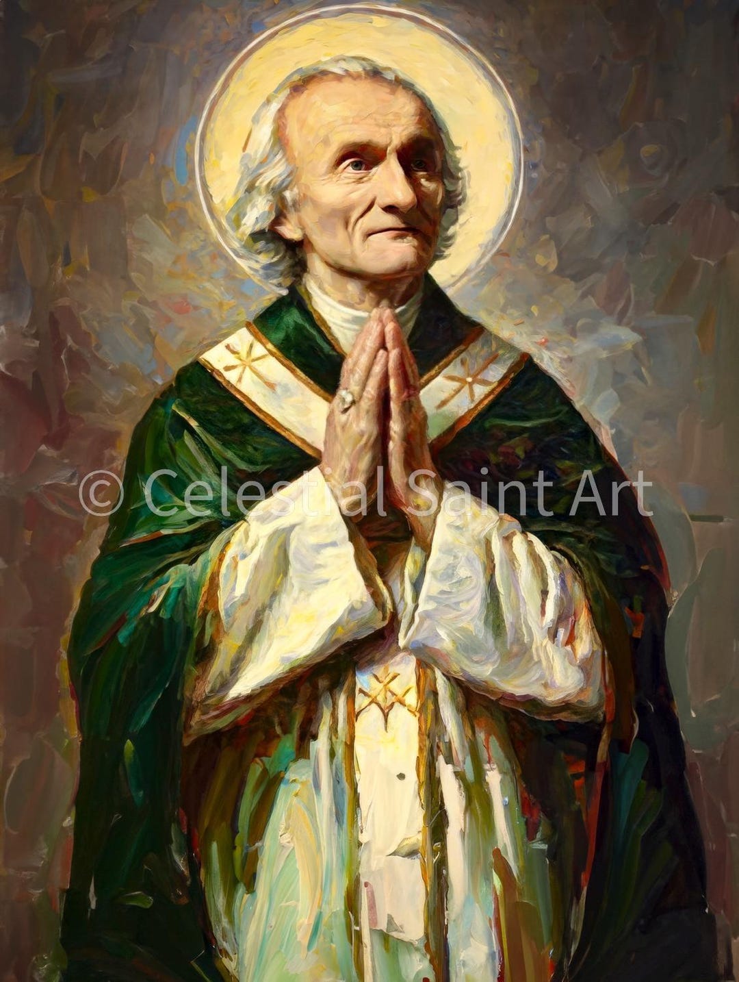 St. John Vianney - Digital Print - Etsy