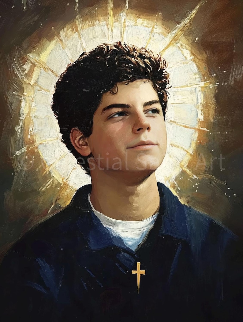 Blessed Carlo Acutis Digital Print - Etsy