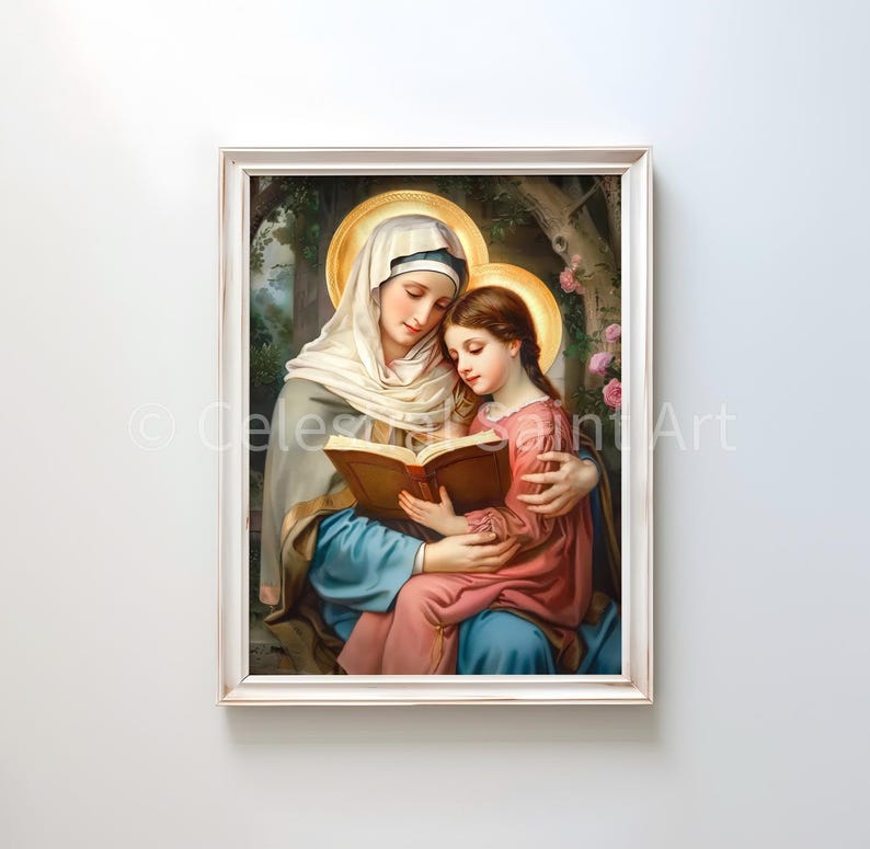 St. Anne - Digital Print - Etsy