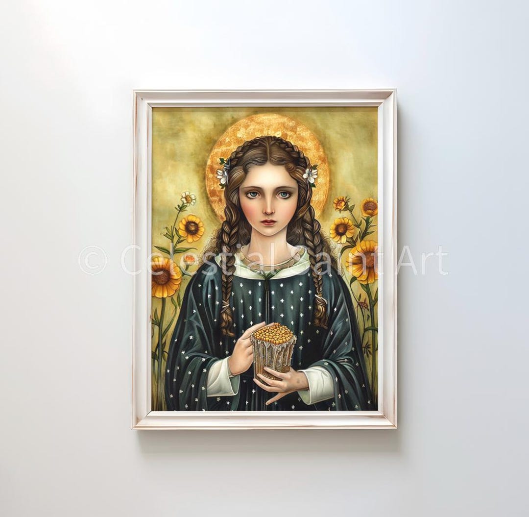 St. Abigail - Digital Print - Etsy
