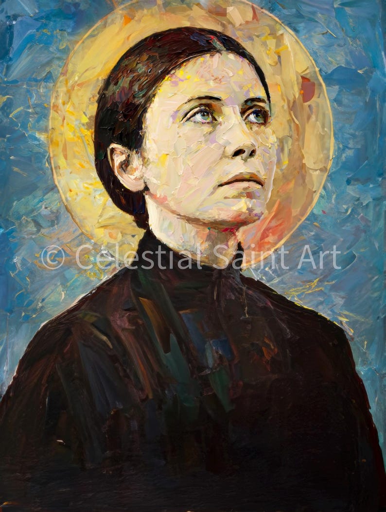 St. Gemma Galgani - Digital Print - Etsy