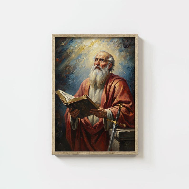 St. Paul the Apostle- Digital Print | High Resolution | Instant Access ...