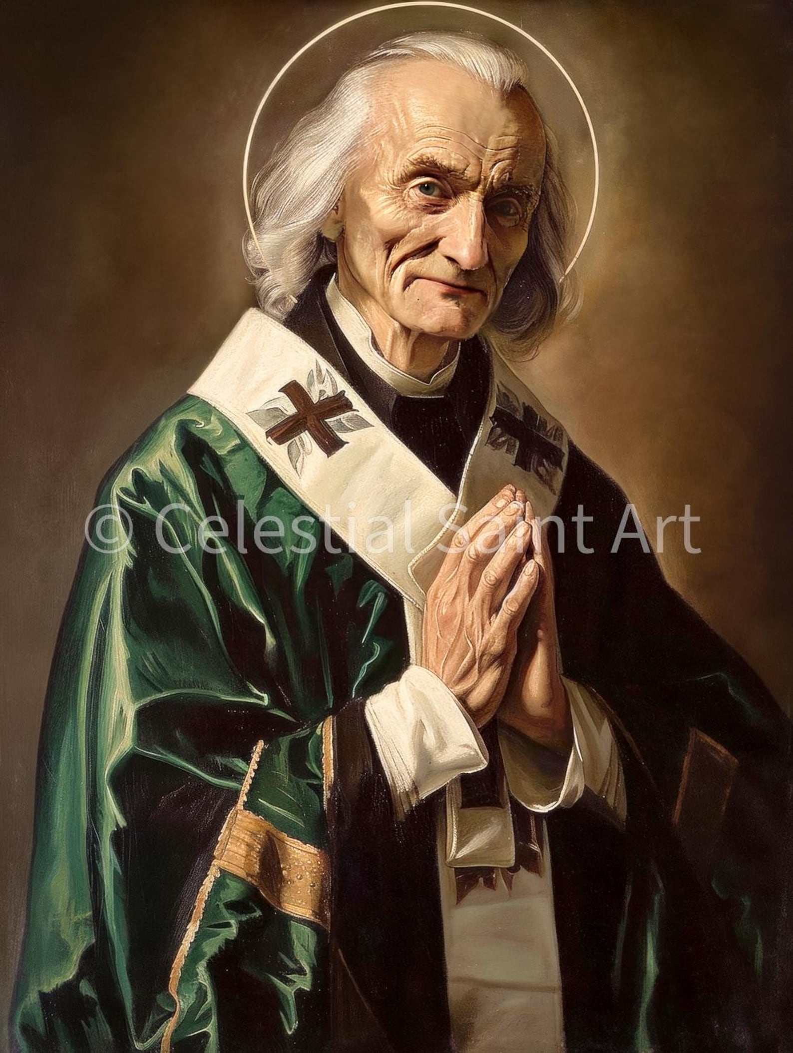St. John Vianney - Digital Print - Etsy
