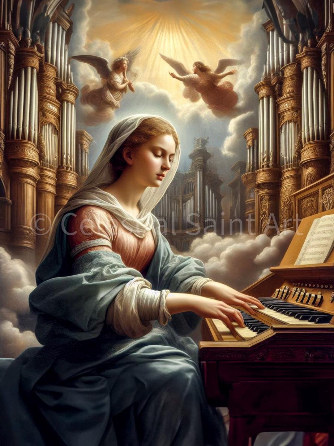 St. Cecilia - Digital Print | High Resolution | Instant Access | Easy ...