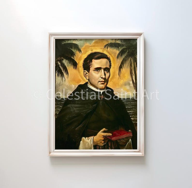 St. Damien of Molokai - Digital Print - Etsy