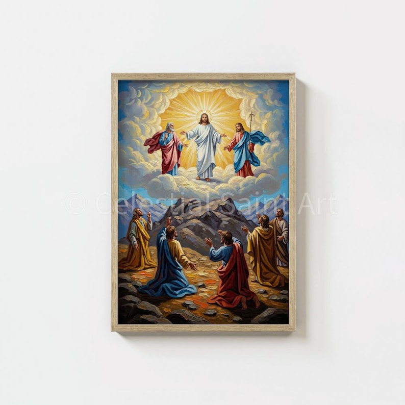 The Transfiguration of Jesus - Digital Print | High Resolution ...