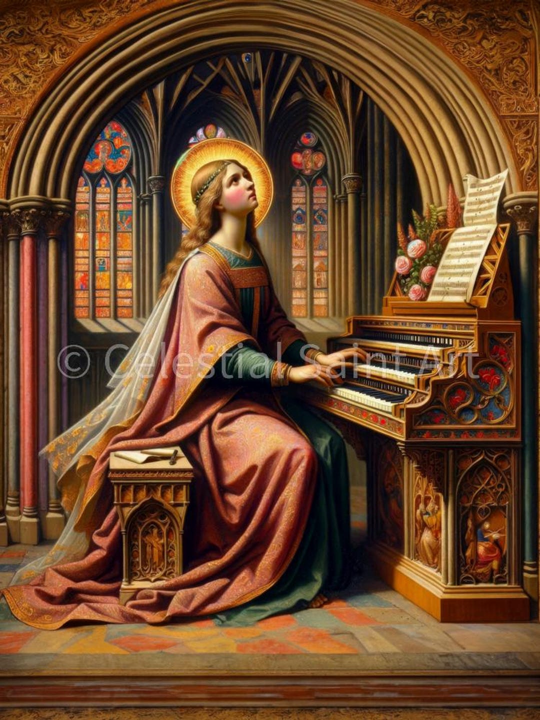 St. Cecilia - Digital Print | High Resolution | Instant Access | Easy ...