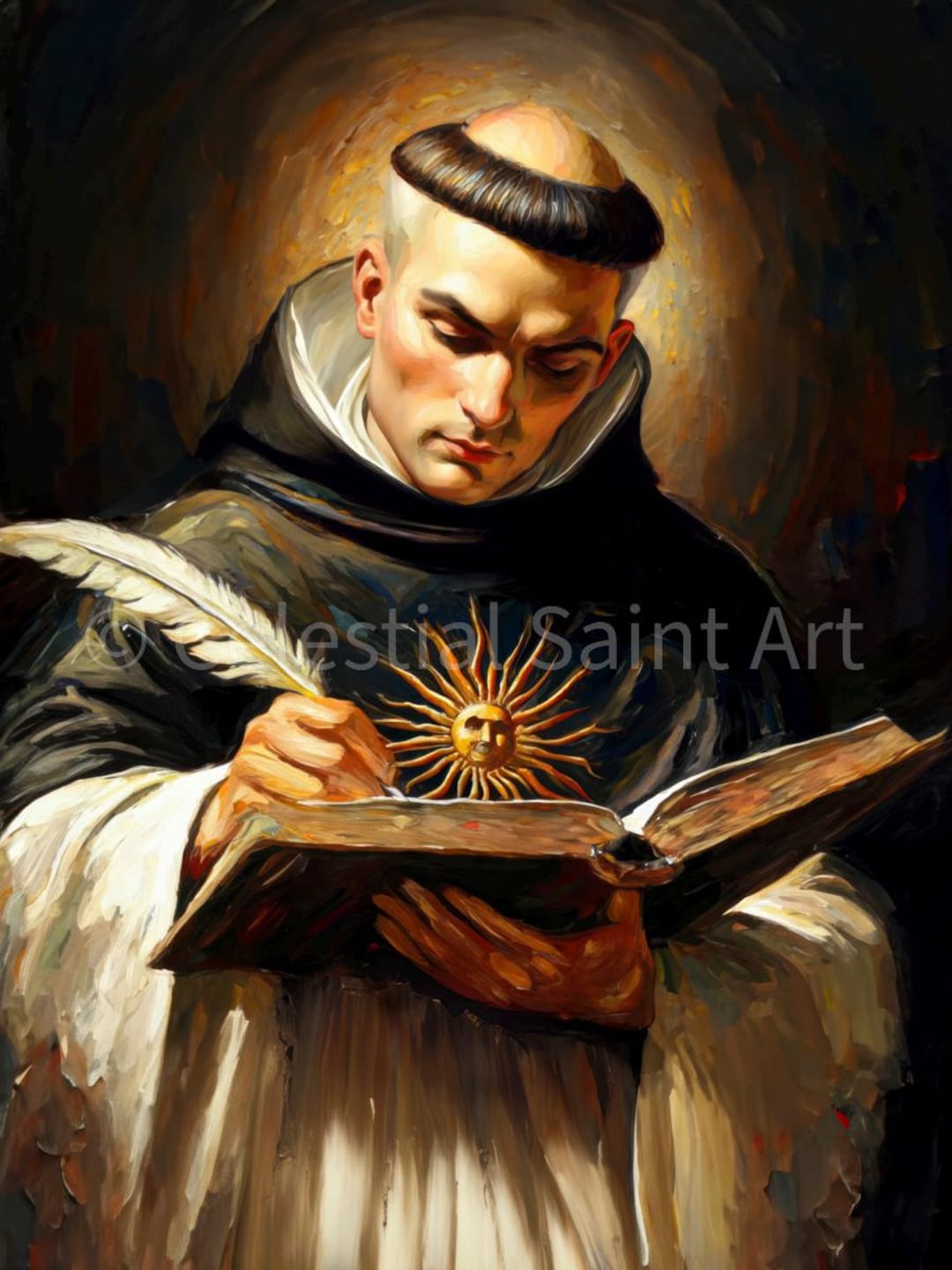 St. Thomas Aquinas - Digital Print - Etsy