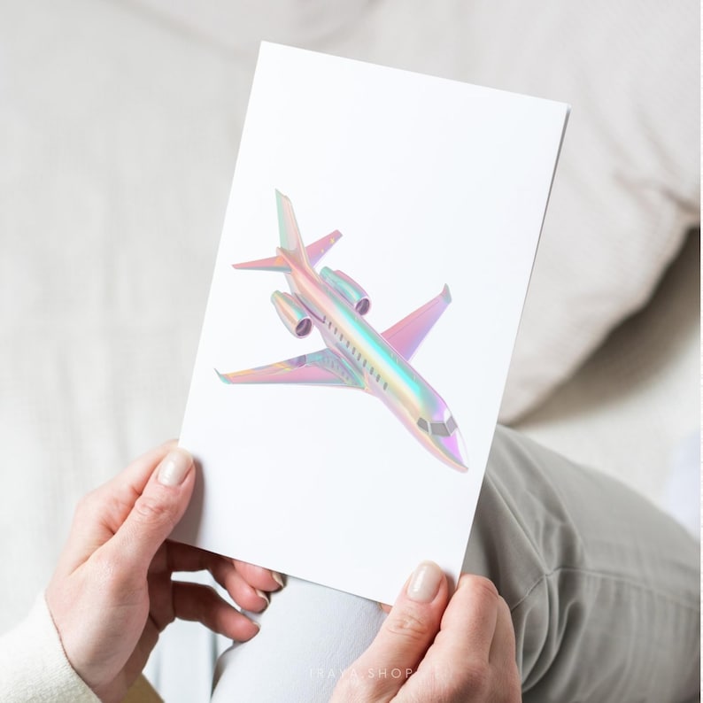 3D Pastel Airplane Clipart Cute Kawaii Plane Digital Art Decoration ...