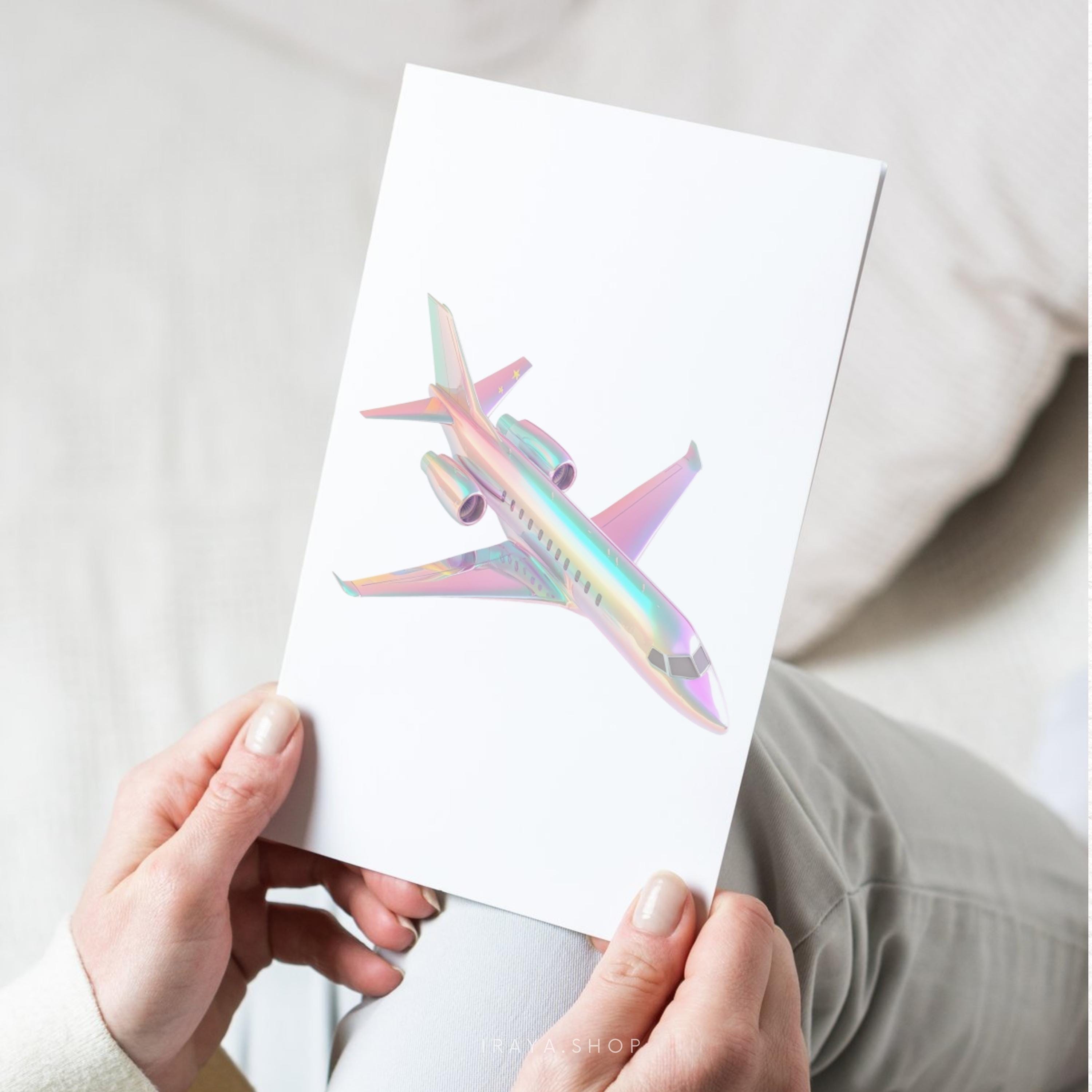 3D Pastel Airplane Clipart – Cute Kawaii Plane Digital Art Decoration ...