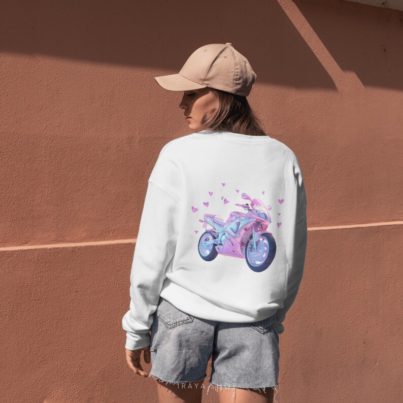 3D Pastel Motorcycle Clipart – Cute Kawaii Motorbike Digital Art ...